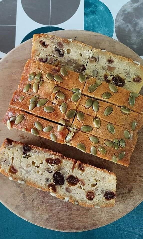 Mixed nuts butter cake, Food & Drinks, Homemade Bakes on Carousell