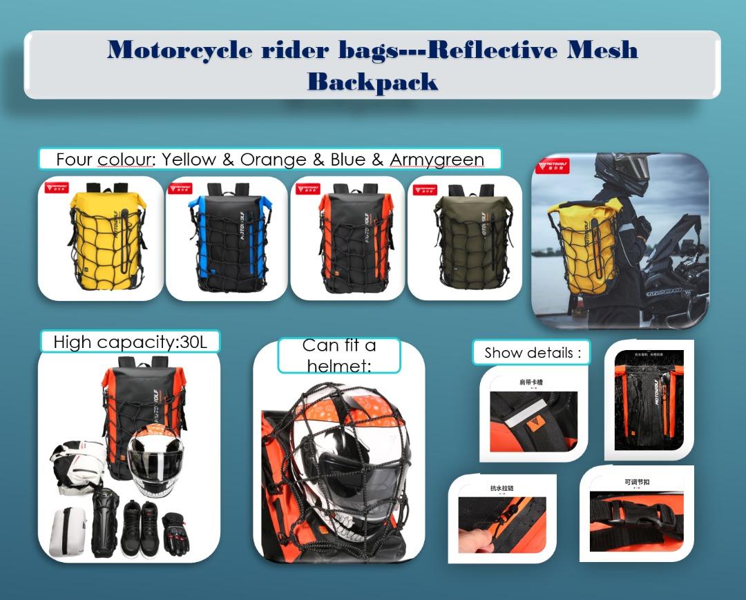 Motorcycle rider bags 30L & 40L & 66L, Motorcycles, Motorcycle ...