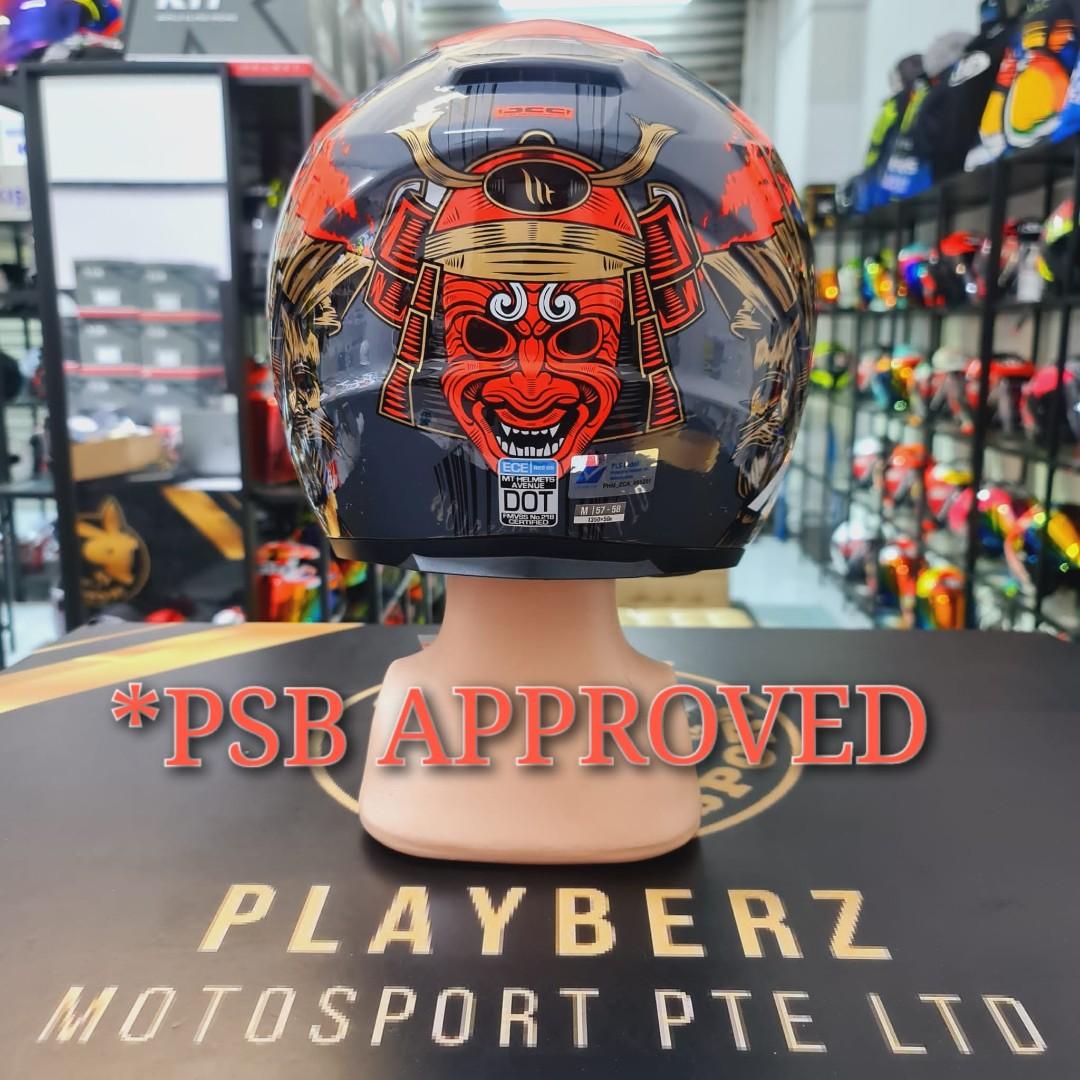MT SAMURAI BUSHIDO LIMITED EDITION HELMET, Motorcycles, Motorcycle ...