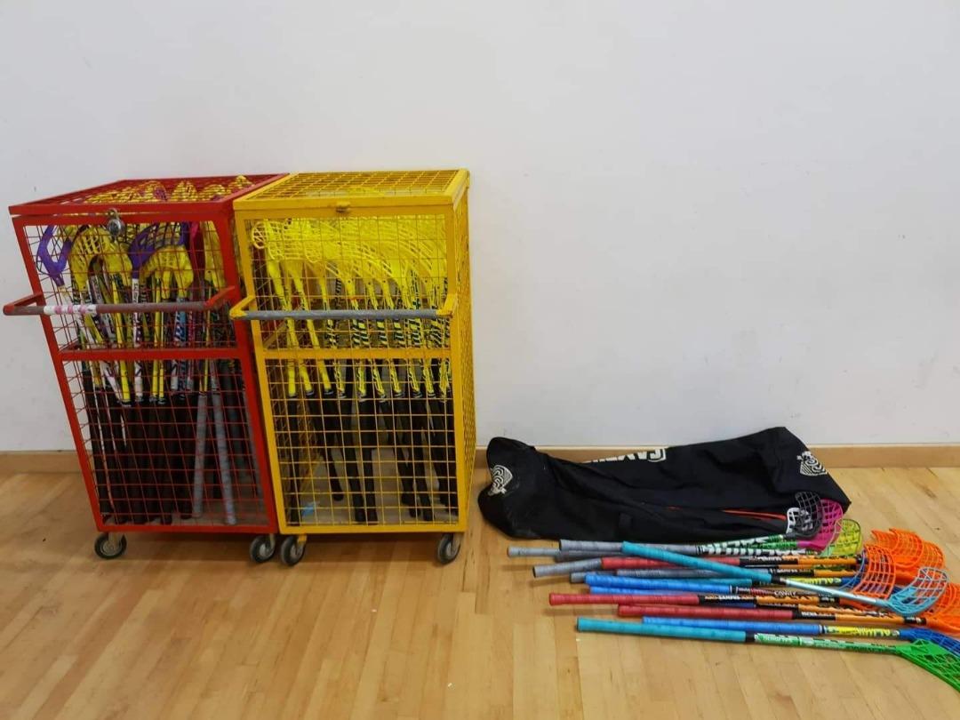 Netball Pole, Badminton Pole, Ball Cage, Floorball, Volleyball ...