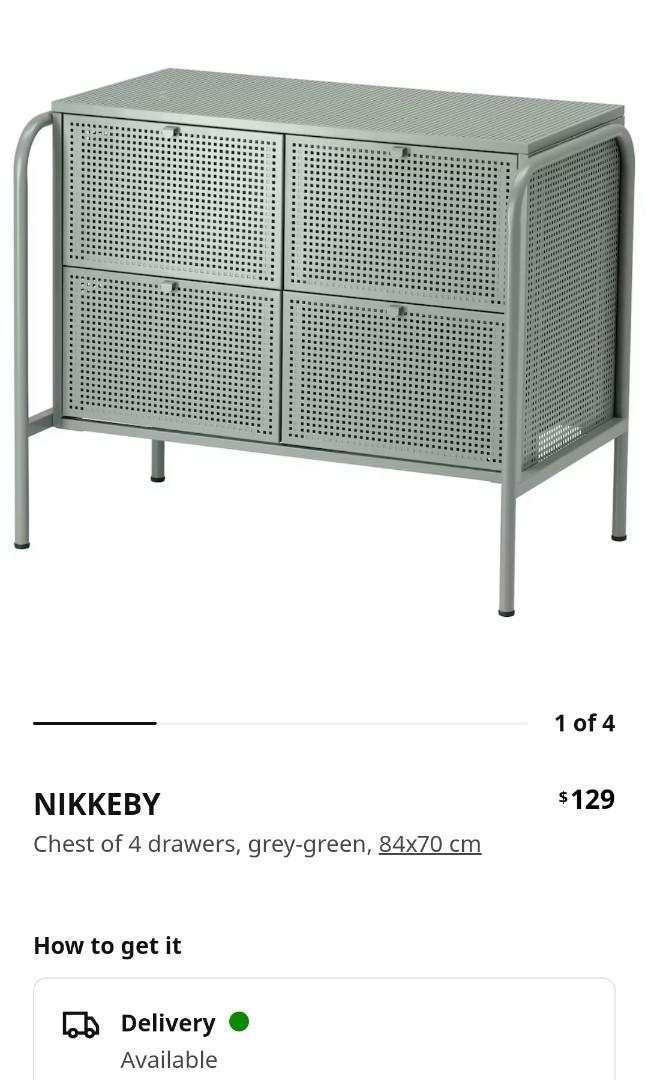 NIKKEBY IKEA Chest, Furniture & Home Living, Furniture, Shelves, Cabinets & Racks on Carousell