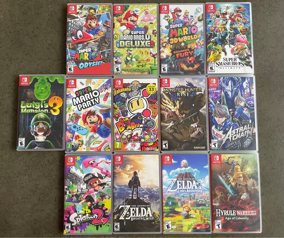 [Bundle] Nintendo switch games, Video Gaming, Video Games, Nintendo on ...