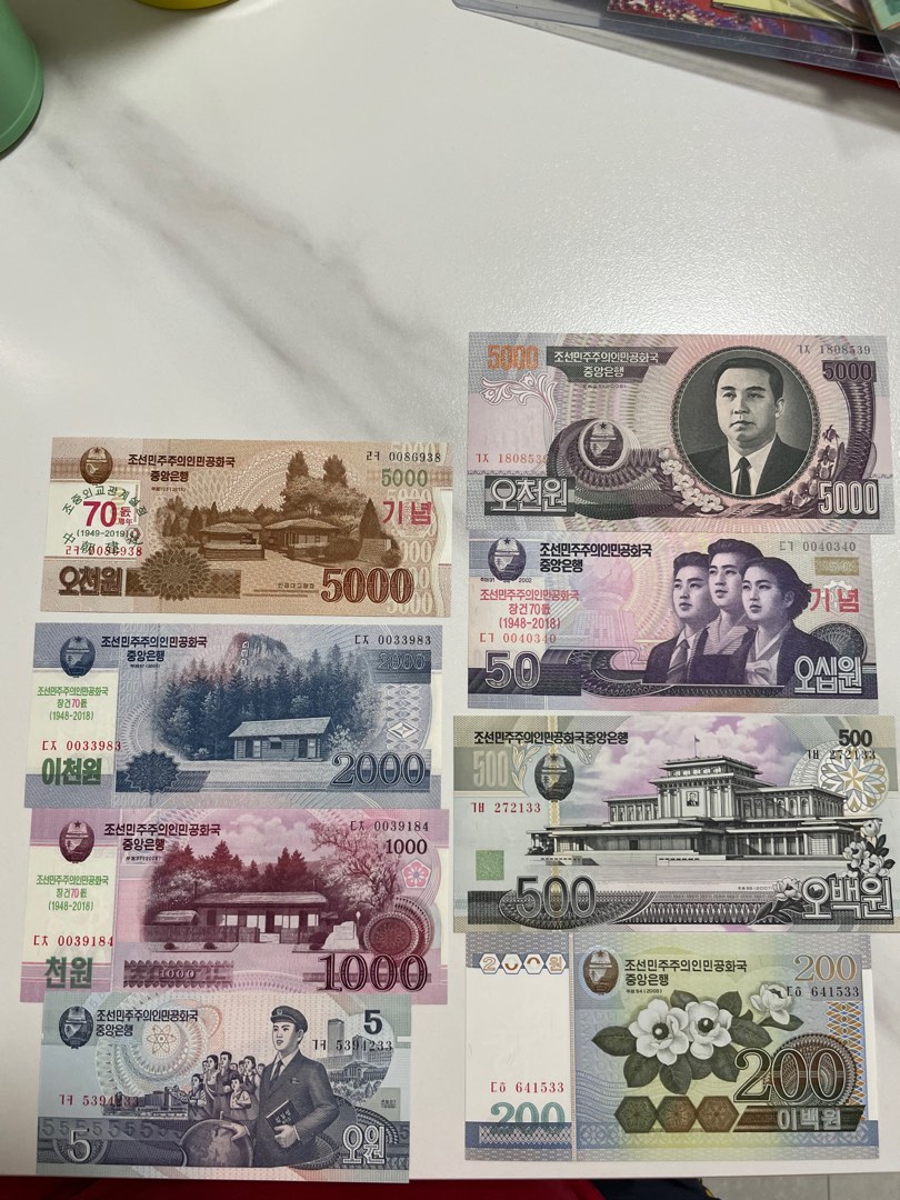 North Korea Banknote, Hobbies & Toys, Memorabilia & Collectibles ...