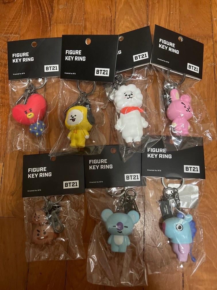 OFFICIAL BT21 Figure Key Ring, Hobbies & Toys, Memorabilia & Collectibles, K-Wave on Carousell