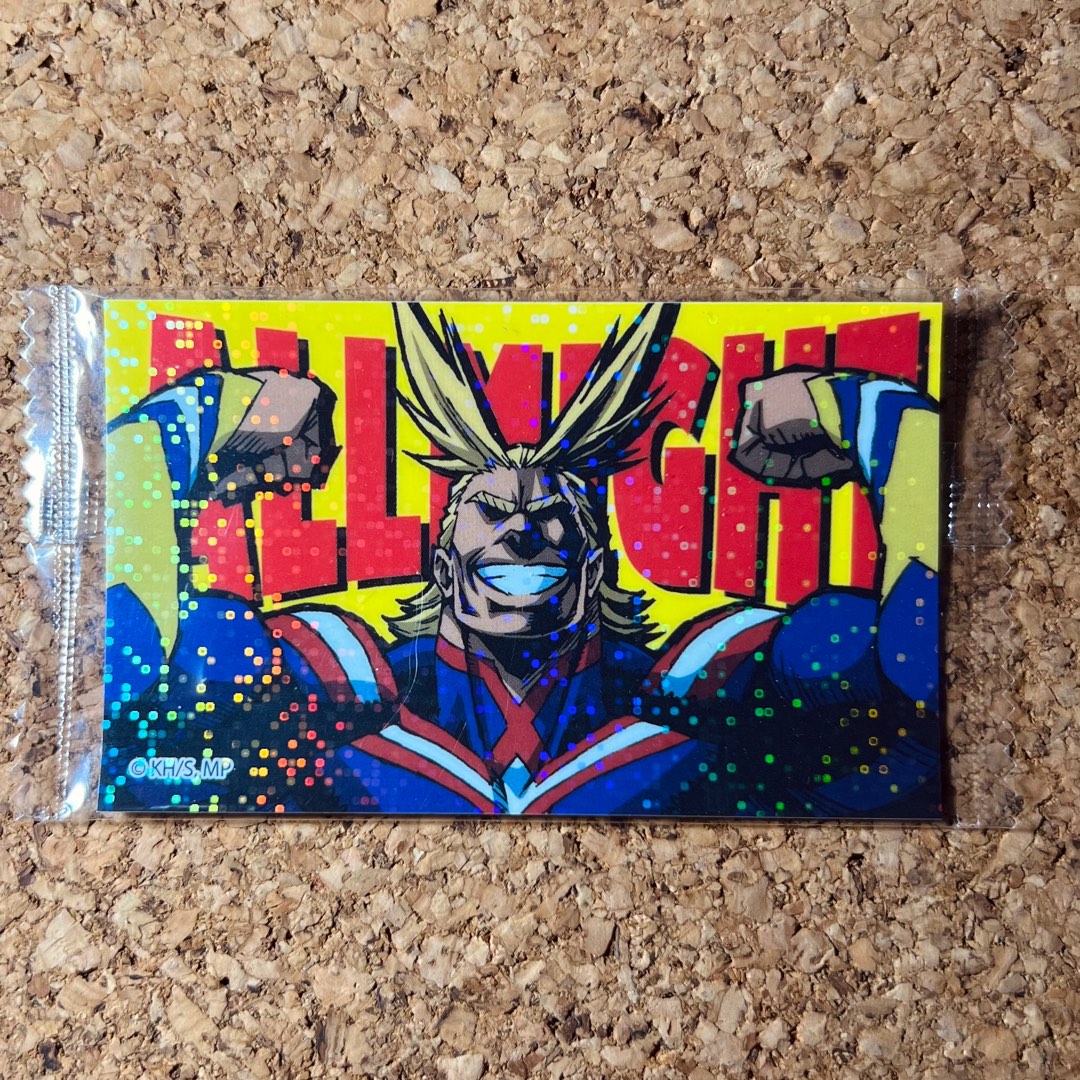 Official My Hero Academia All Might Holo Deco Sticker 8x5.5cm - Php 75 ...