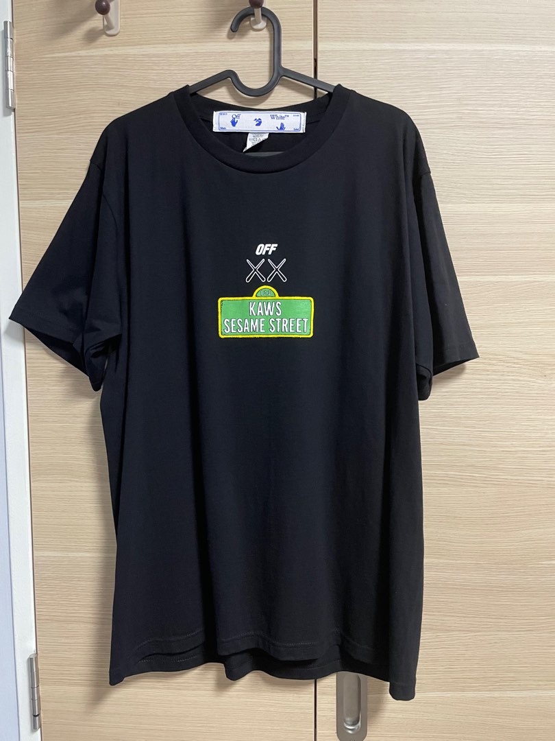 Offwhite x Elmo, Men's Fashion, Tops & Sets, Tshirts & Polo Shirts on ...