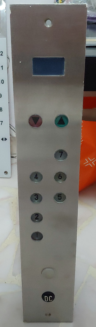 Old Fujitec button panel, Hobbies & Toys, Memorabilia & Collectibles ...