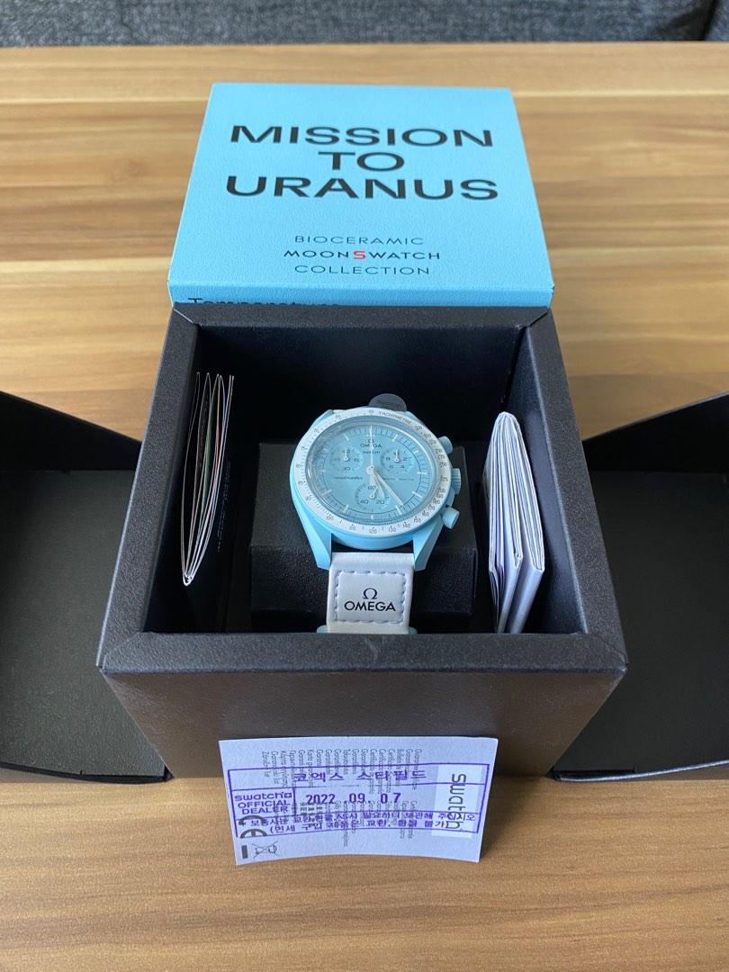 Omega Swatch Mission to Uranus, Luxury, Watches on Carousell