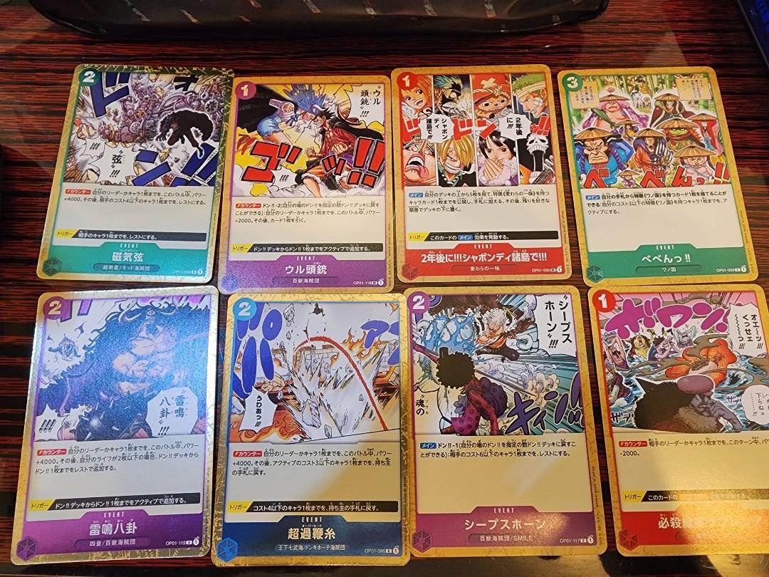 One piece tcg OP-01 event card, Hobbies & Toys, Toys & Games on Carousell