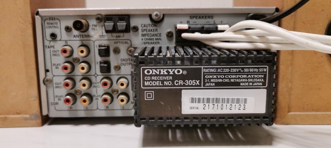 ONKYO CD RECEIVER Model:CR-305X, 音響器材, Soundbar、揚聲器、藍牙喇叭、耳擴 - Carousell