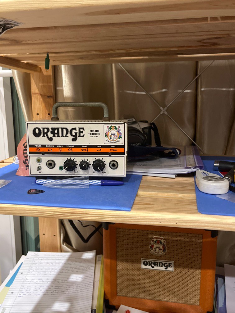 Orange micro terror stack tube amp w/ cab, Hobbies & Toys, Music ...