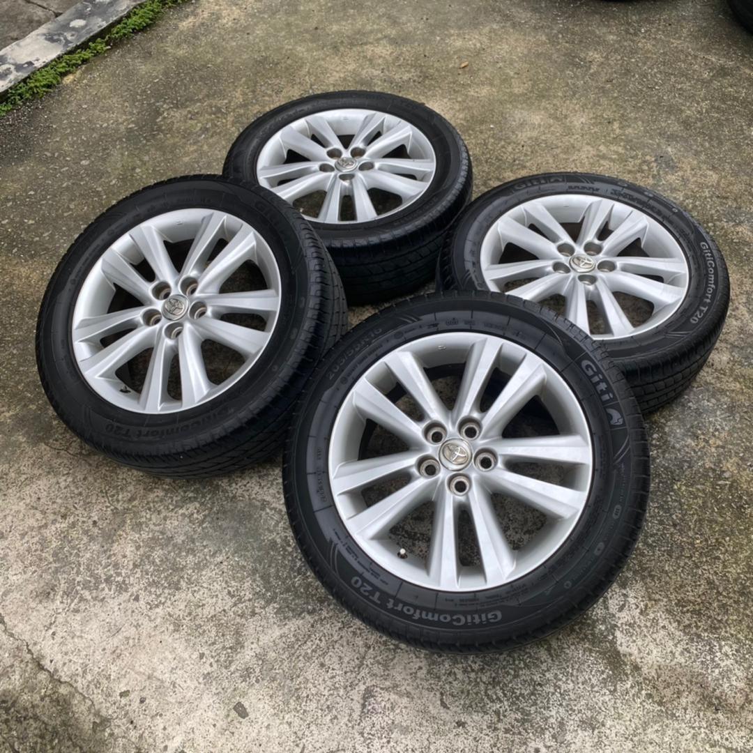 Original 16 inch sport rim Wish tyre 80%, Auto Accessories on Carousell