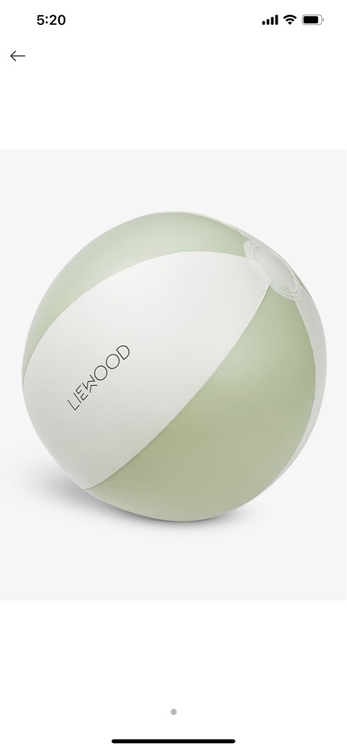 Original LIEWOOD Mitch logo-print inflatable beach ball 40cm (Usual ...