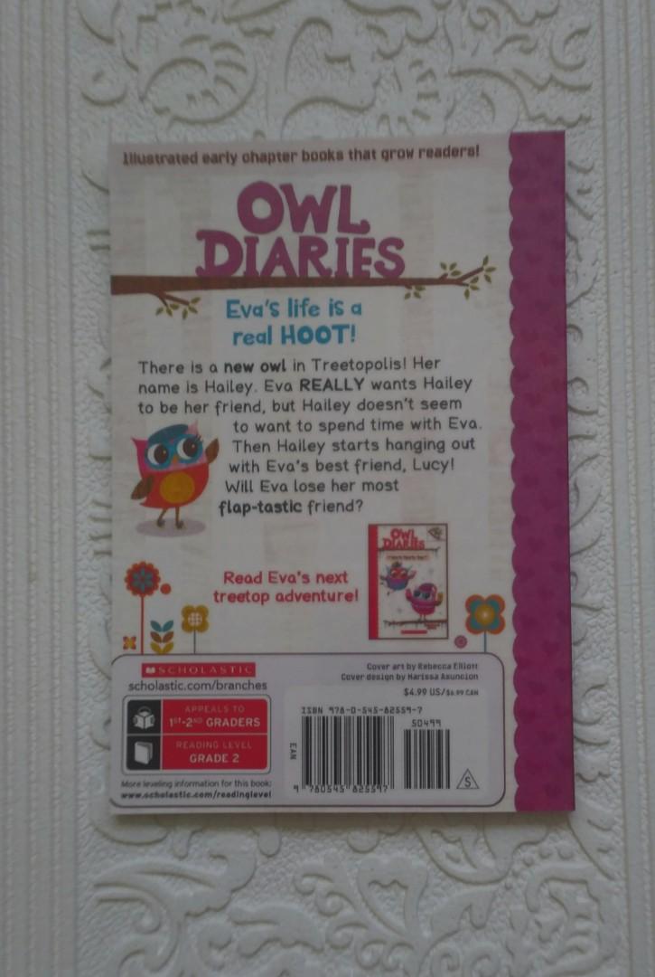OWL DIARIES Eva and the New Owl by Rebecca Elliott (SCHOLASTIC ...