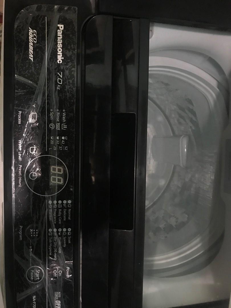 PANASONIC AUTOMATIC WASHING MACHINE 7.0KG ECO AQUABEAT, TV & Home ...