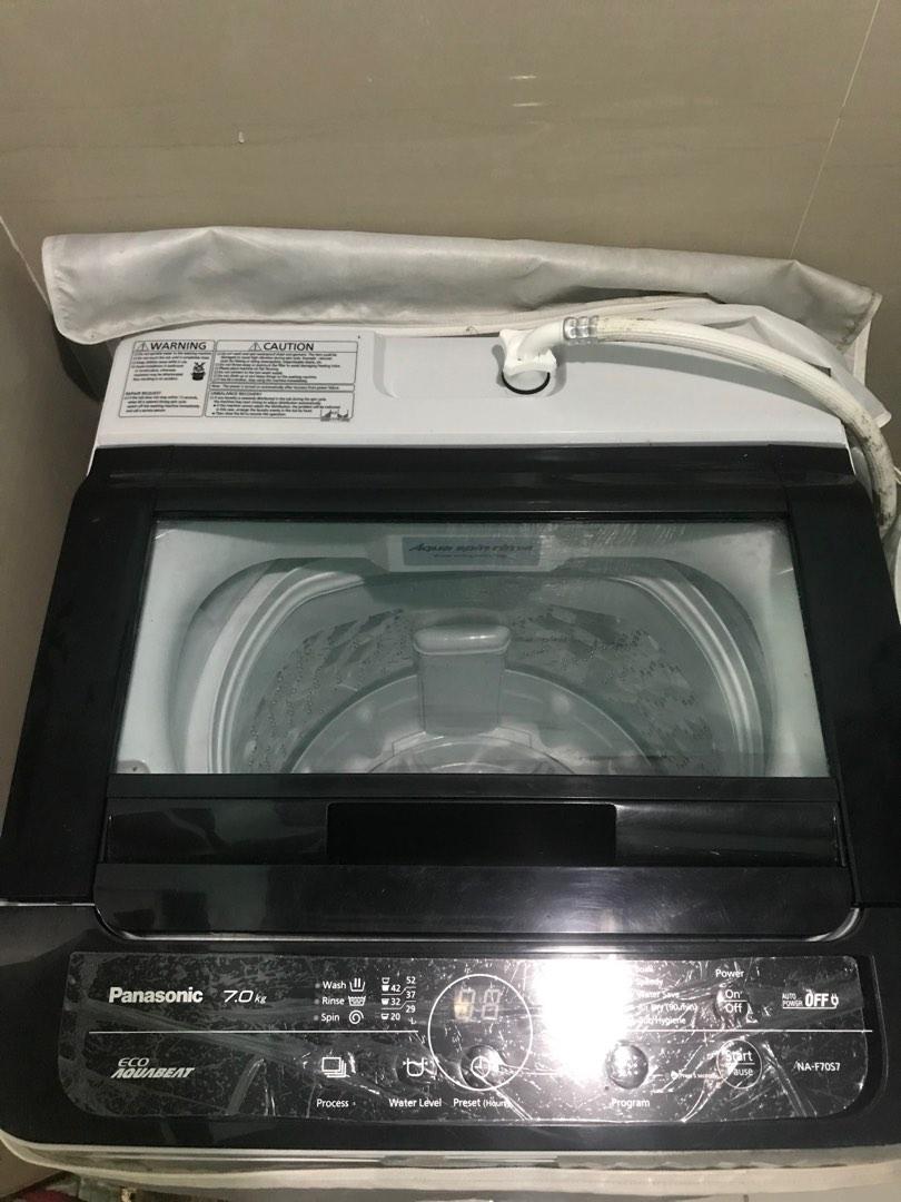 PANASONIC AUTOMATIC WASHING MACHINE 7.0KG ECO AQUABEAT, TV & Home ...