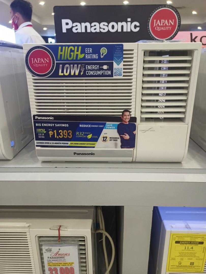 PANASONIC WINDOW TYPE MANUAL AIRCON, TV & Home Appliances, Air ...