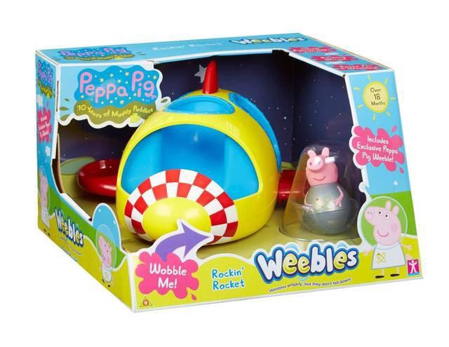 Peppa Pig Weebles Rockin' Rocket and Supermarket Playset , Babies ...