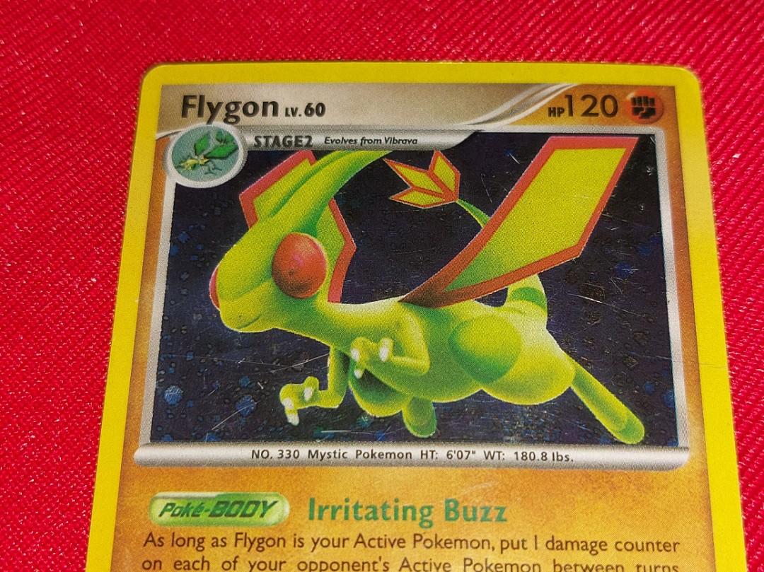 Pokemon Flygon Collectible Shiny HologramTrading Card Anime Toy Games ...