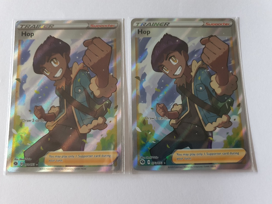 Pokemon Card PTCG - Hop Full Art Ultra Rare (Original) + Card Protector ...