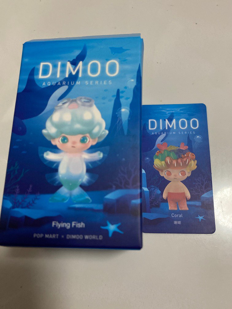 Popmart Dimoo Aquarium- Coral, Hobbies & Toys, Toys & Games on Carousell