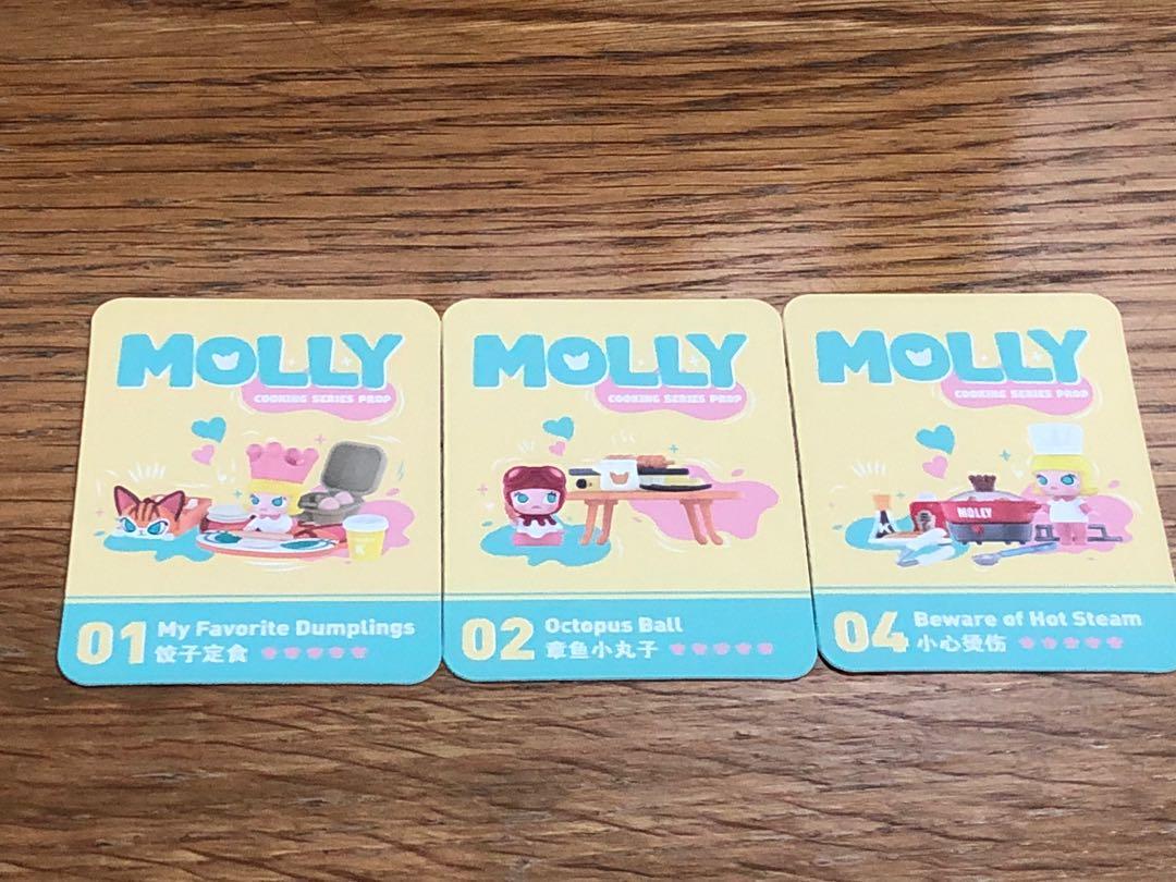 Popmart molly cooking series prop - bundle of 3, Hobbies & Toys, Toys ...