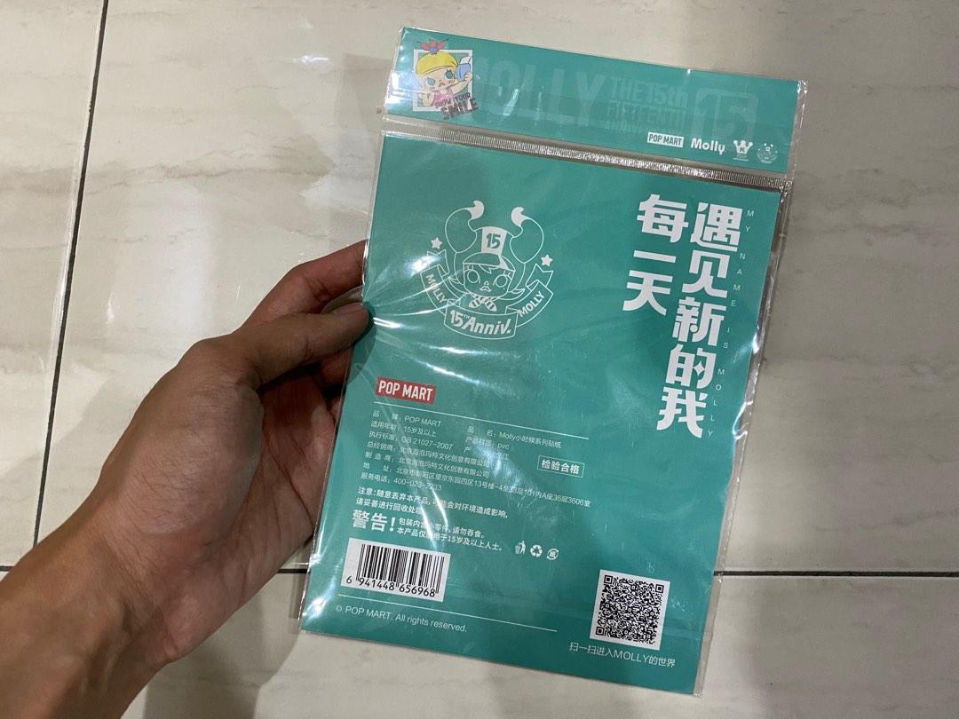 PopMart- Molly Sticker, Hobbies & Toys, Toys & Games on Carousell