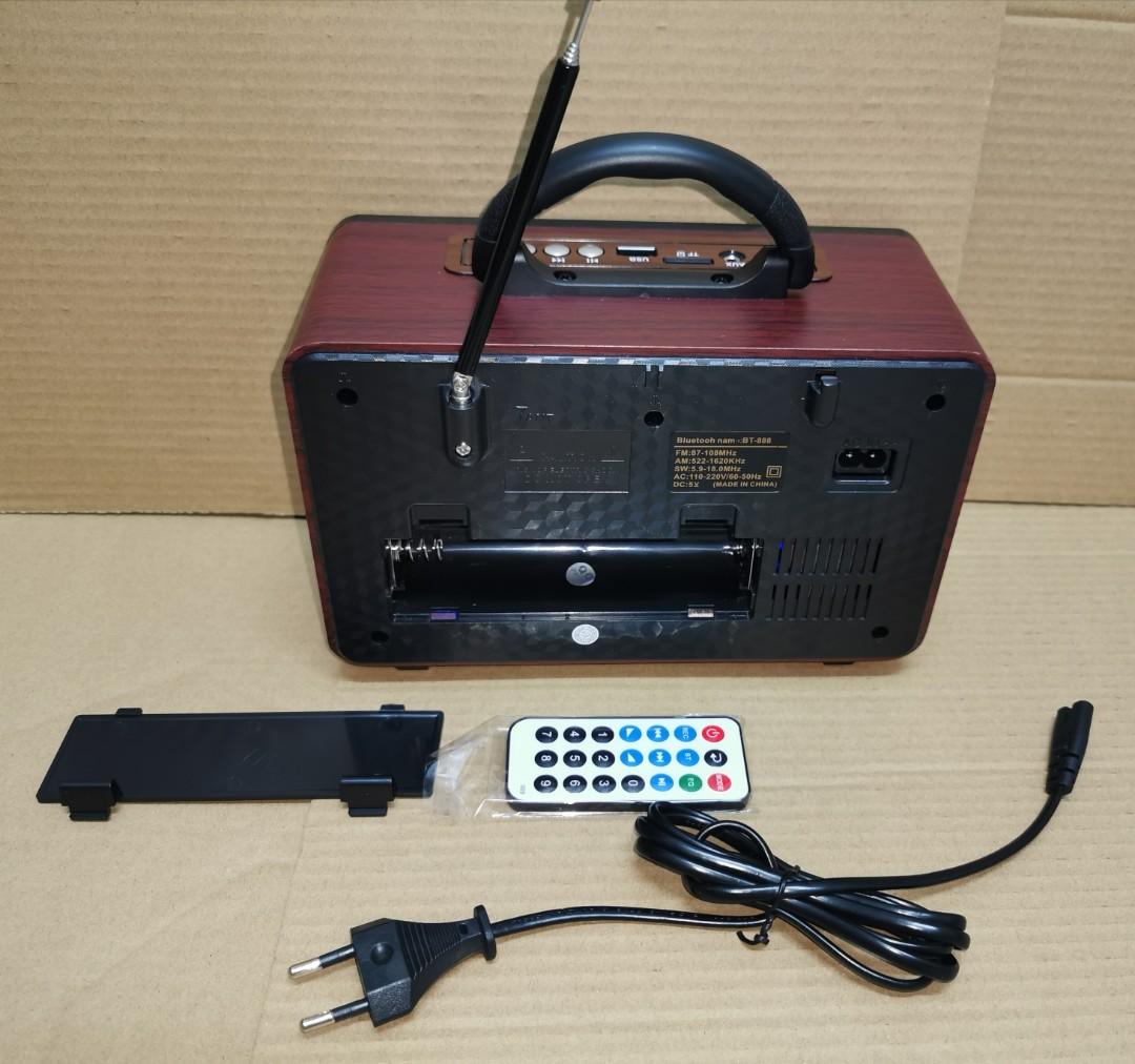 Old Fashion Multi Band Portable Radio bluetooth speaker, Audio ...
