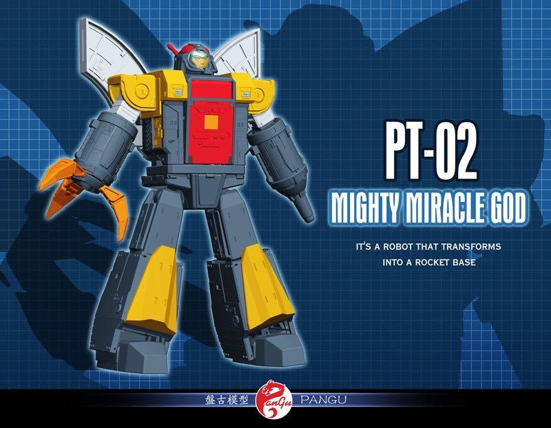 [Preorder] Transformers Pangu Toys - PT-02 PT02 Mighty Miracle God (aka ...