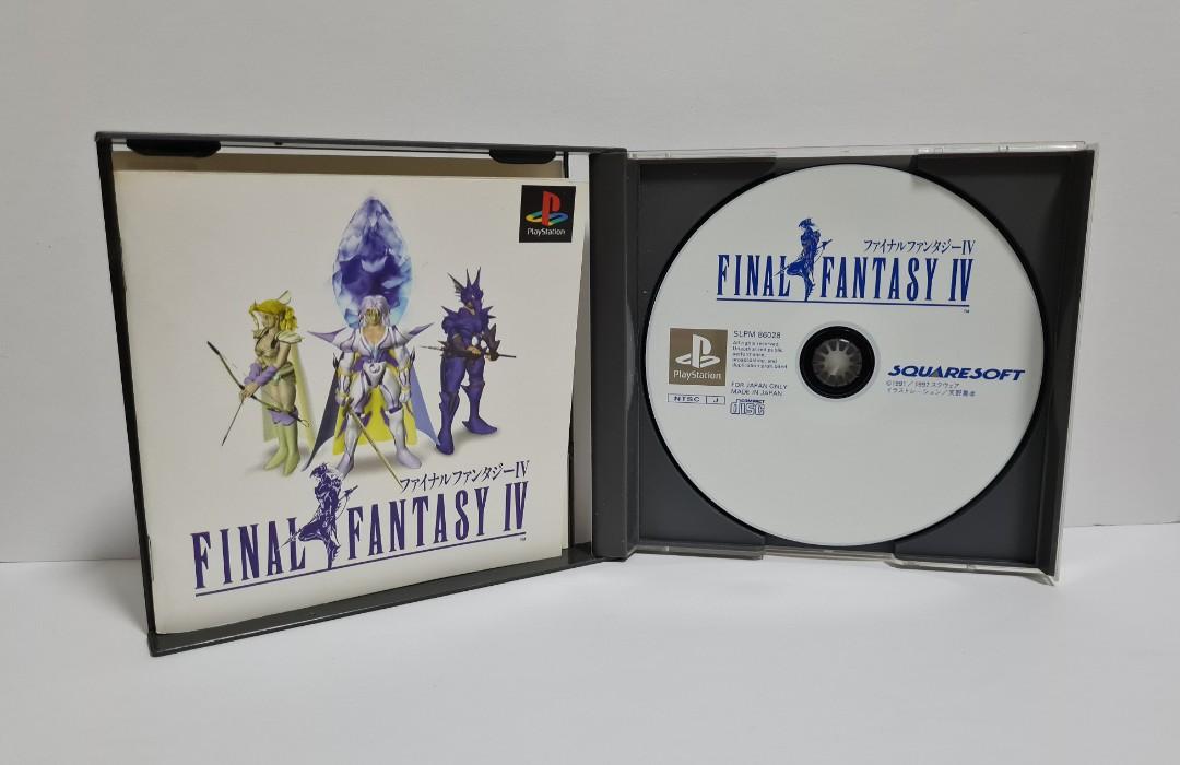 [Pre-Owned] PS1 Final Fantasy IV Game, Video Gaming, Video Games ...