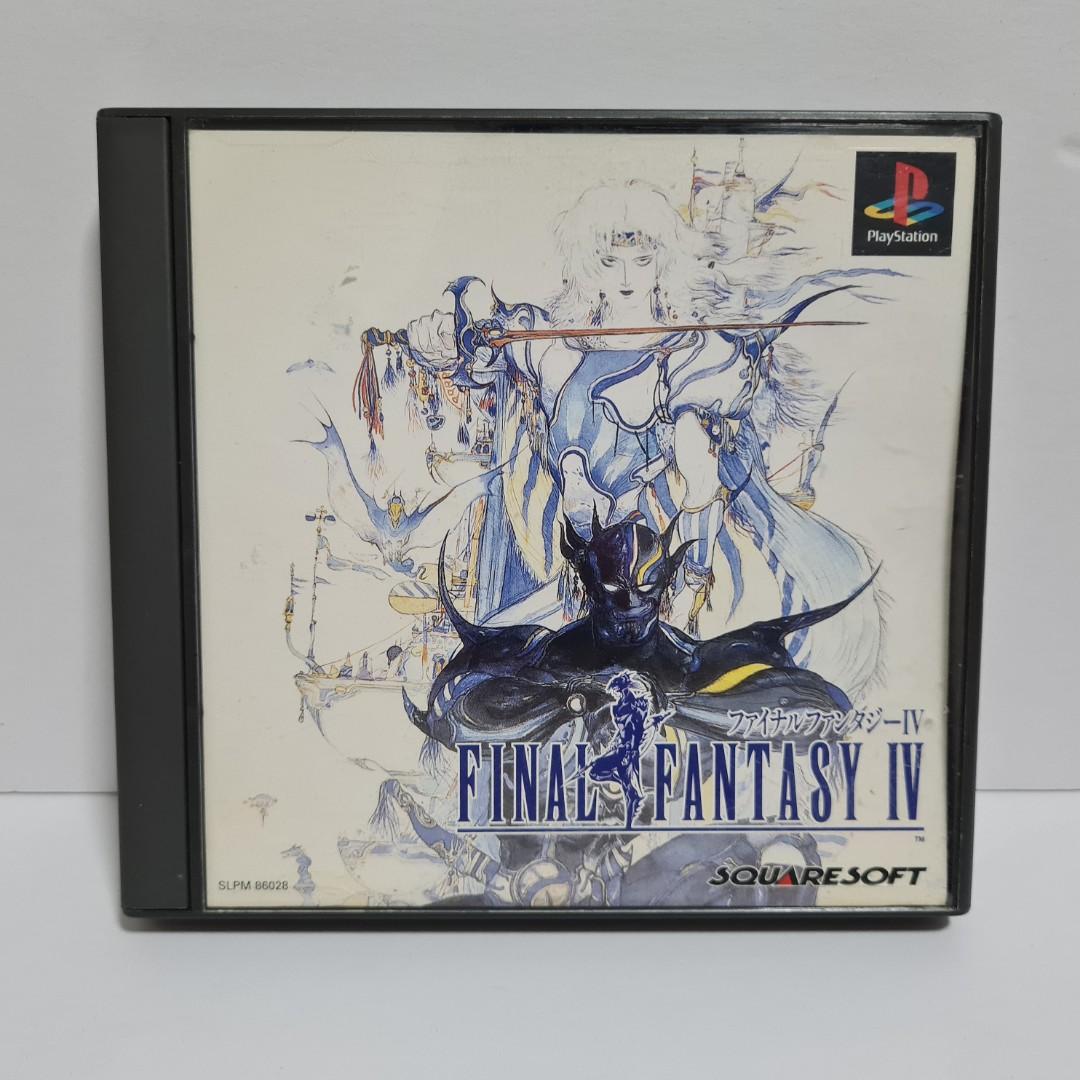 [Pre-Owned] PS1 Final Fantasy IV Game, Video Gaming, Video Games ...