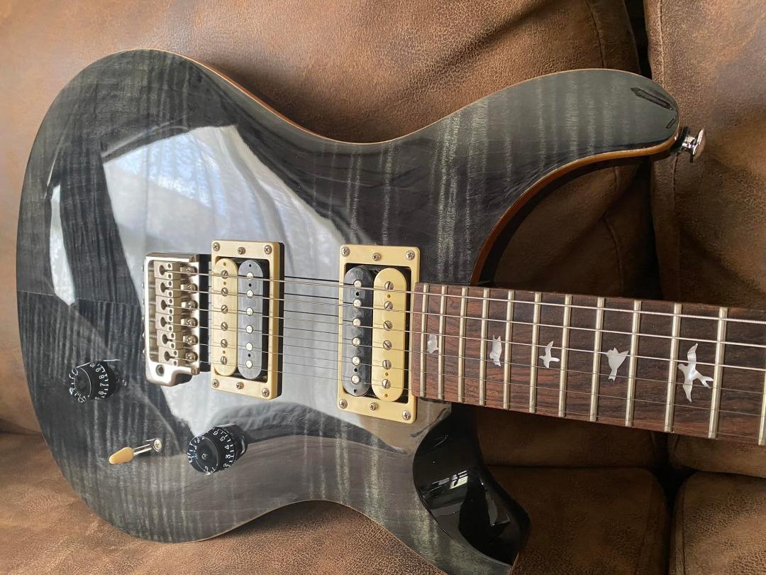 PRS SE Custom 24 Smoke Black ( 3mos 0% interest via BDO Credit card ...