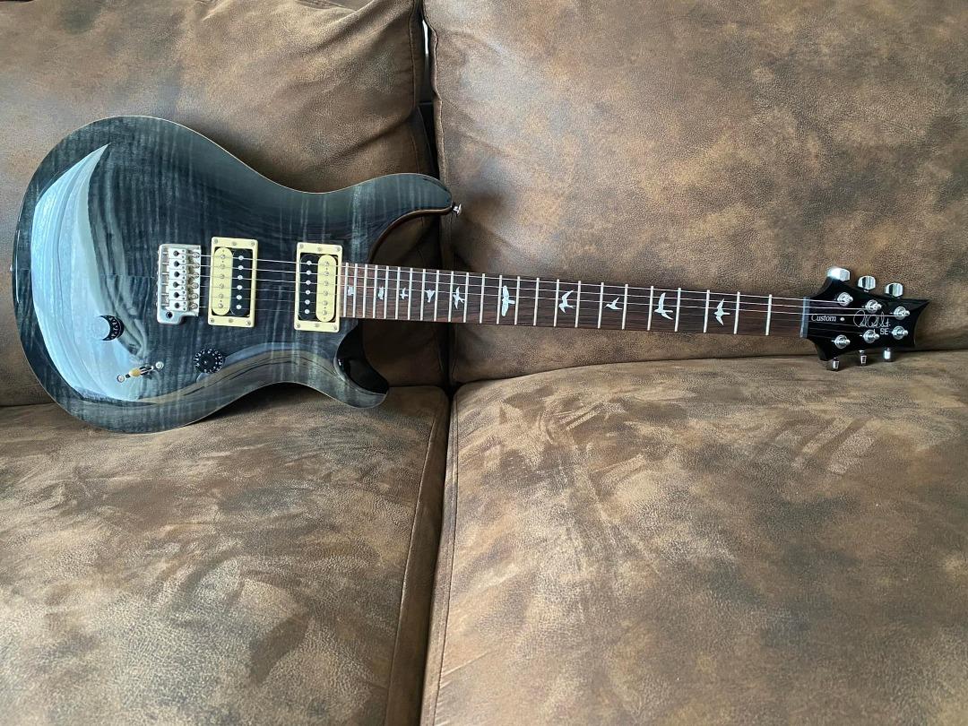 PRS SE Custom 24 Smoke Black ( 3mos 0% interest via BDO Credit card ...