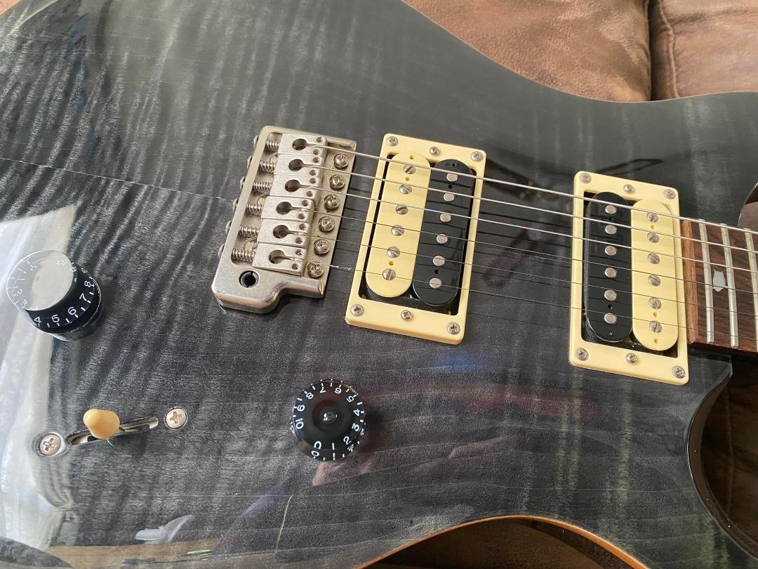 PRS SE Custom 24 Smoke Black ( 3mos 0% interest via BDO Credit card ...