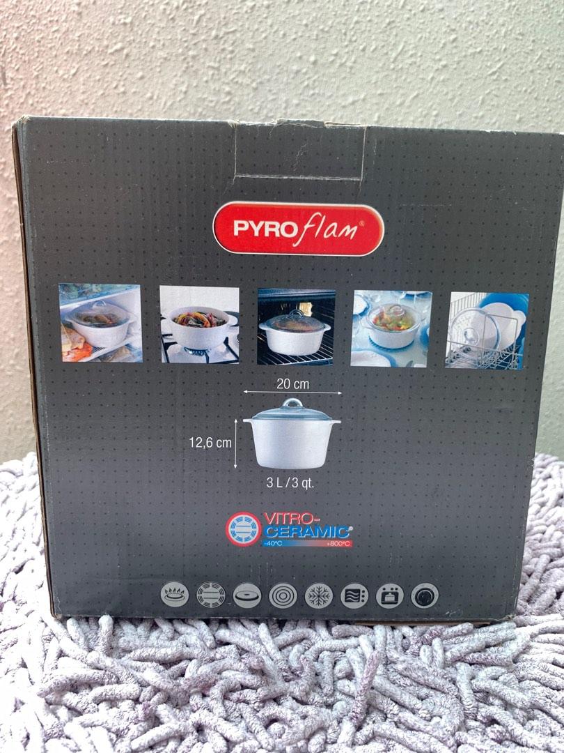 Pyroflam Vitro Ceramic Casserole, Furniture & Home Living, Kitchenware ...