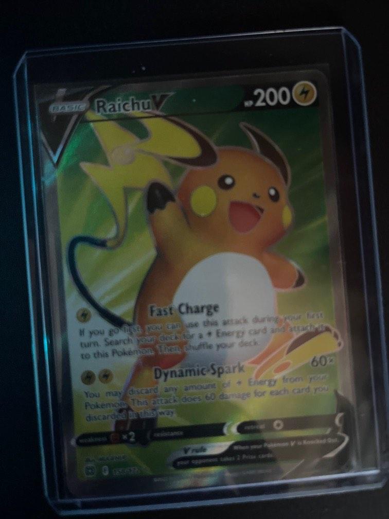 Raichu V full art, Hobbies & Toys, Memorabilia & Collectibles, Fan ...