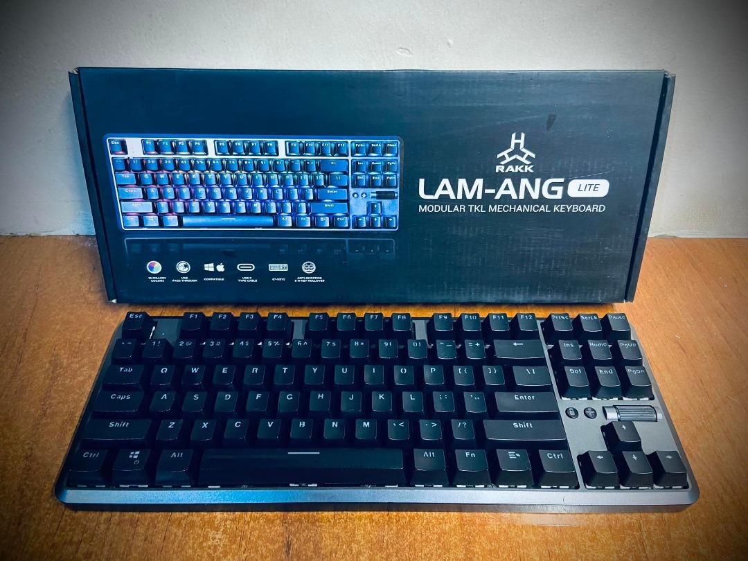 Rakk Lam-ang Lite Black Modular TKL Mechanical Keyboard Outemu Red ...