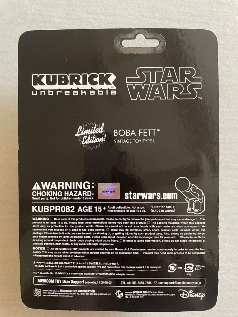 Rare Boba Fett “Vintage Toy Type L” Star Wars Medicom Kubrick ...