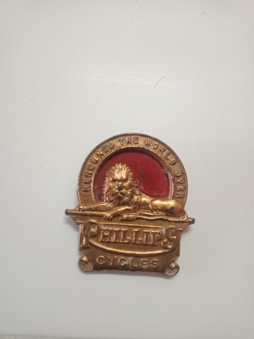 Rare Vintage Phillips Cycles Badges, Hobbies & Toys, Collectibles ...