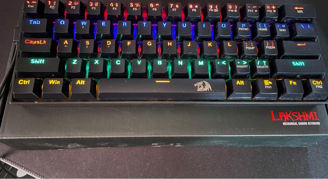 Red Dragon Lakshmi Gaming Keyboard (Blue), Computers & Tech, Parts ...