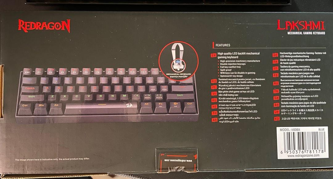 Red Dragon Lakshmi Gaming Keyboard (Blue), Computers & Tech, Parts ...