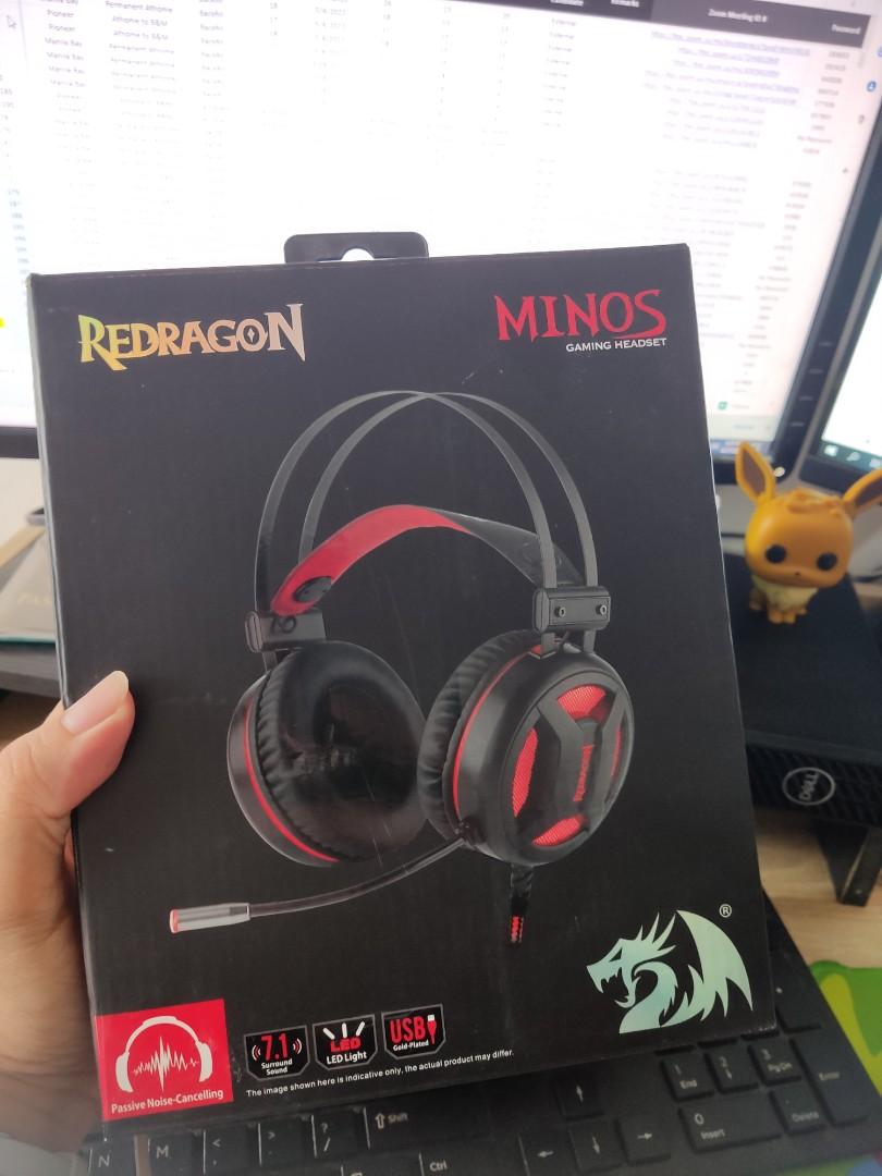 ReDragon Minos Gaming Headset, Audio, Headphones & Headsets on Carousell