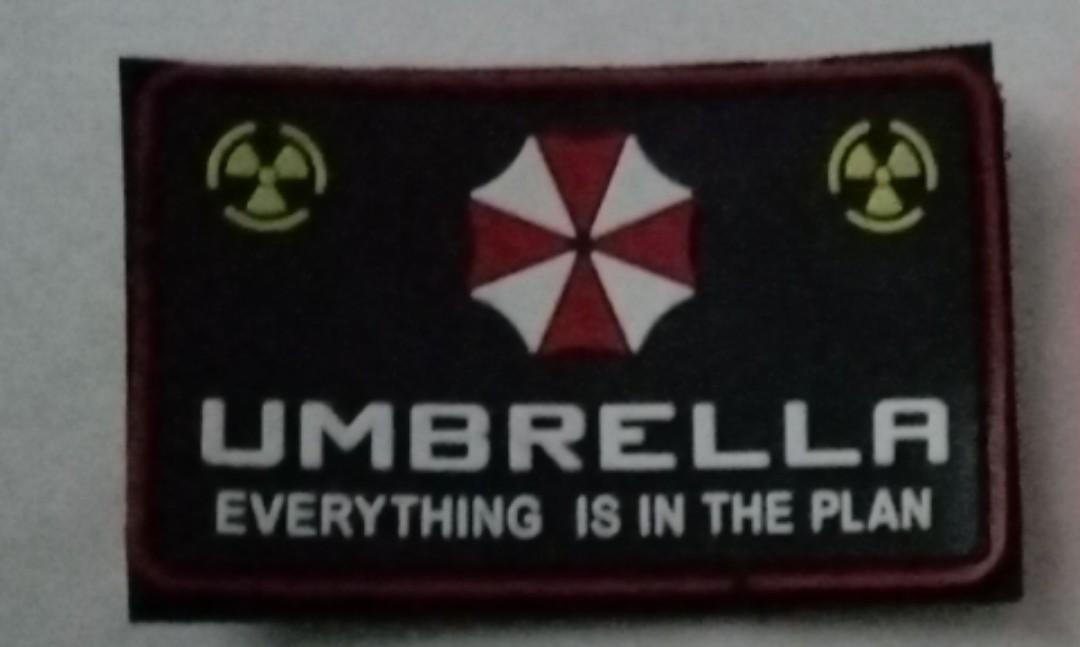 Resident Evil - Umbrella Velcro patch, Hobbies & Toys, Stationery ...