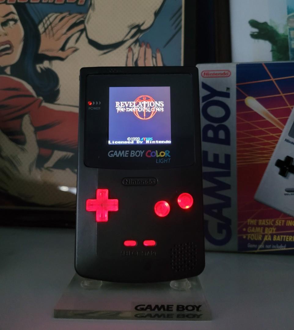 RGB LED Modded Gameboy Color Nintendo GBC Game Boy Backlit Screen ...