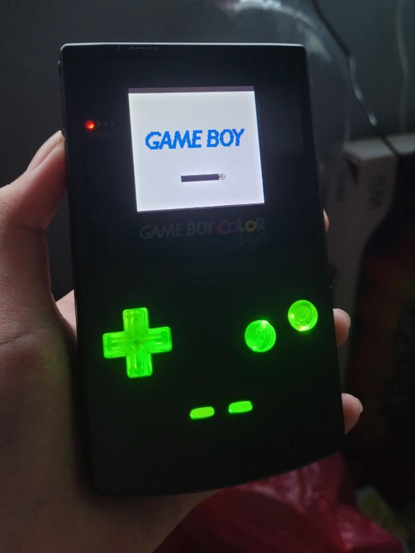 RGB LED Modded Gameboy Color Nintendo GBC Game Boy Backlit Screen ...