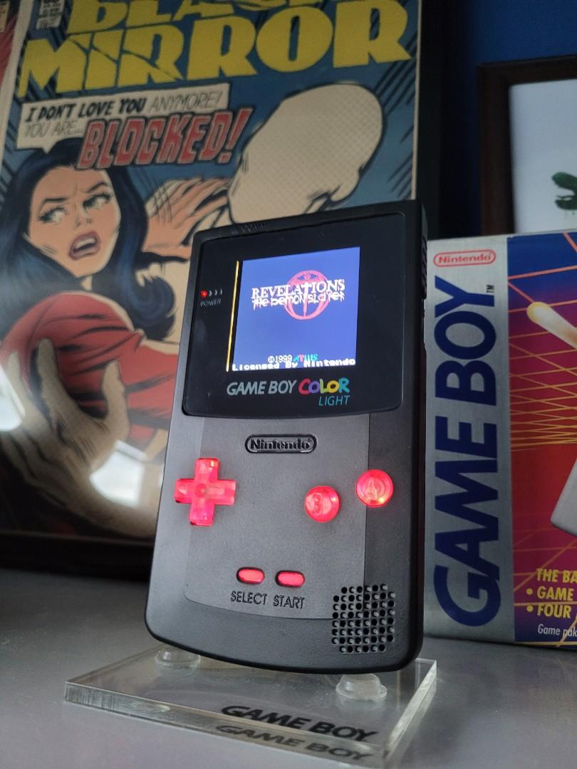 RGB LED Modded Gameboy Color Nintendo GBC Game Boy Backlit Screen ...