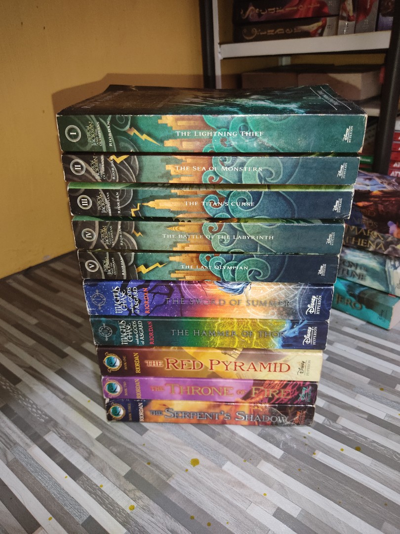 RICK RIORDAN BOOKS (PJO, KANE CHRONICLES, MAGNUS CHASE), Hobbies & Toys ...