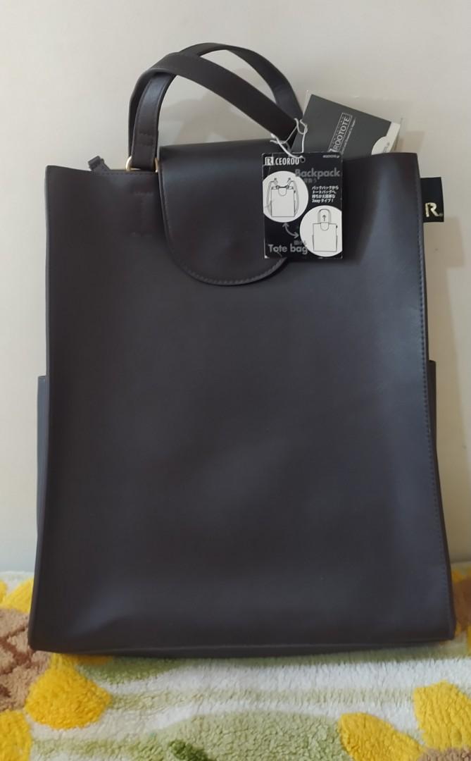 Rootote 2-Way Tote Bag, Women's Fashion, Bags & Wallets, Tote Bags on Carousell