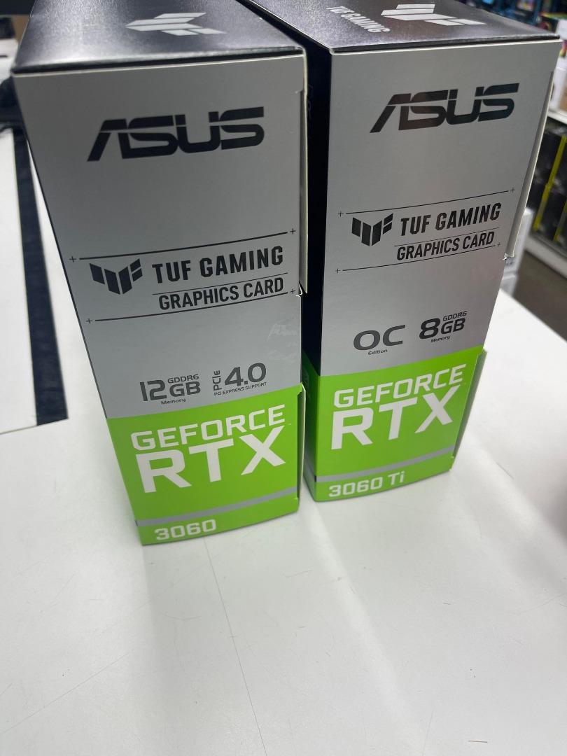 RTX 3060 12GB DDR6 ASUS TUF GAMING, Computers & Tech, Parts ...