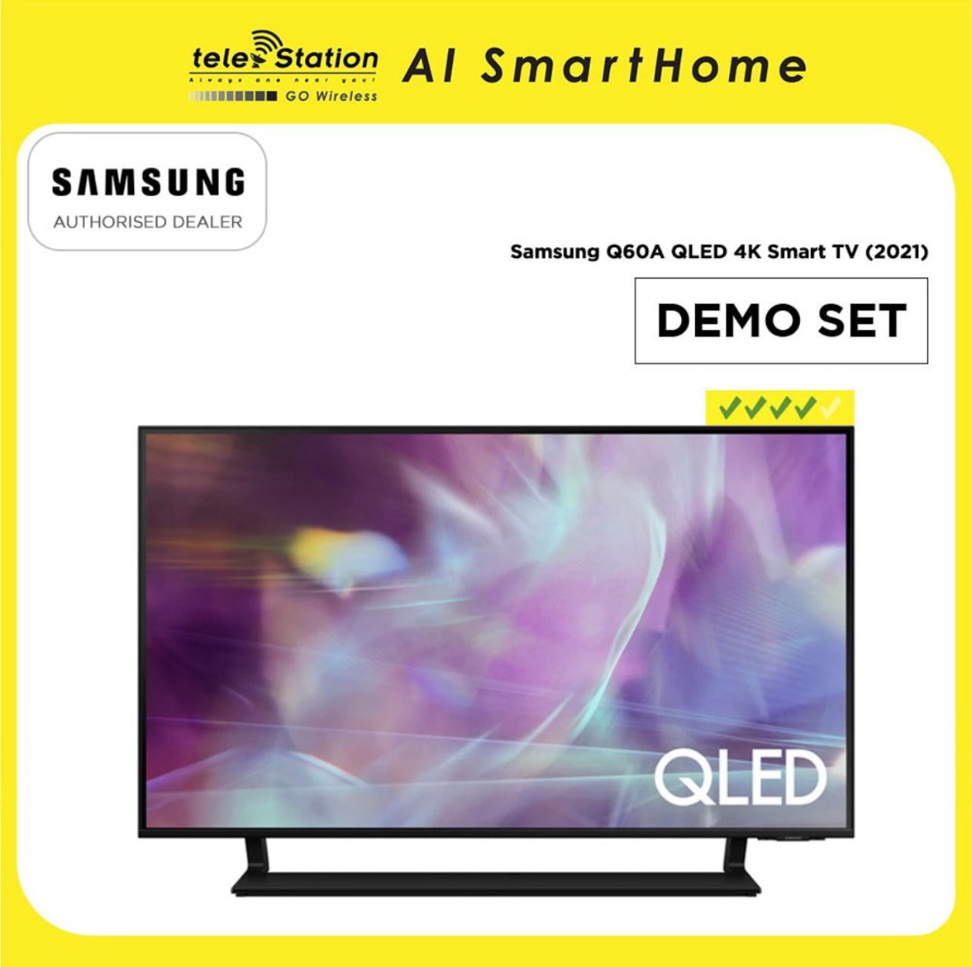 Samsung 55" Q60A QLED 4K Smart TV (2021) 4 Ticks (DEMO SET), TV & Home ...